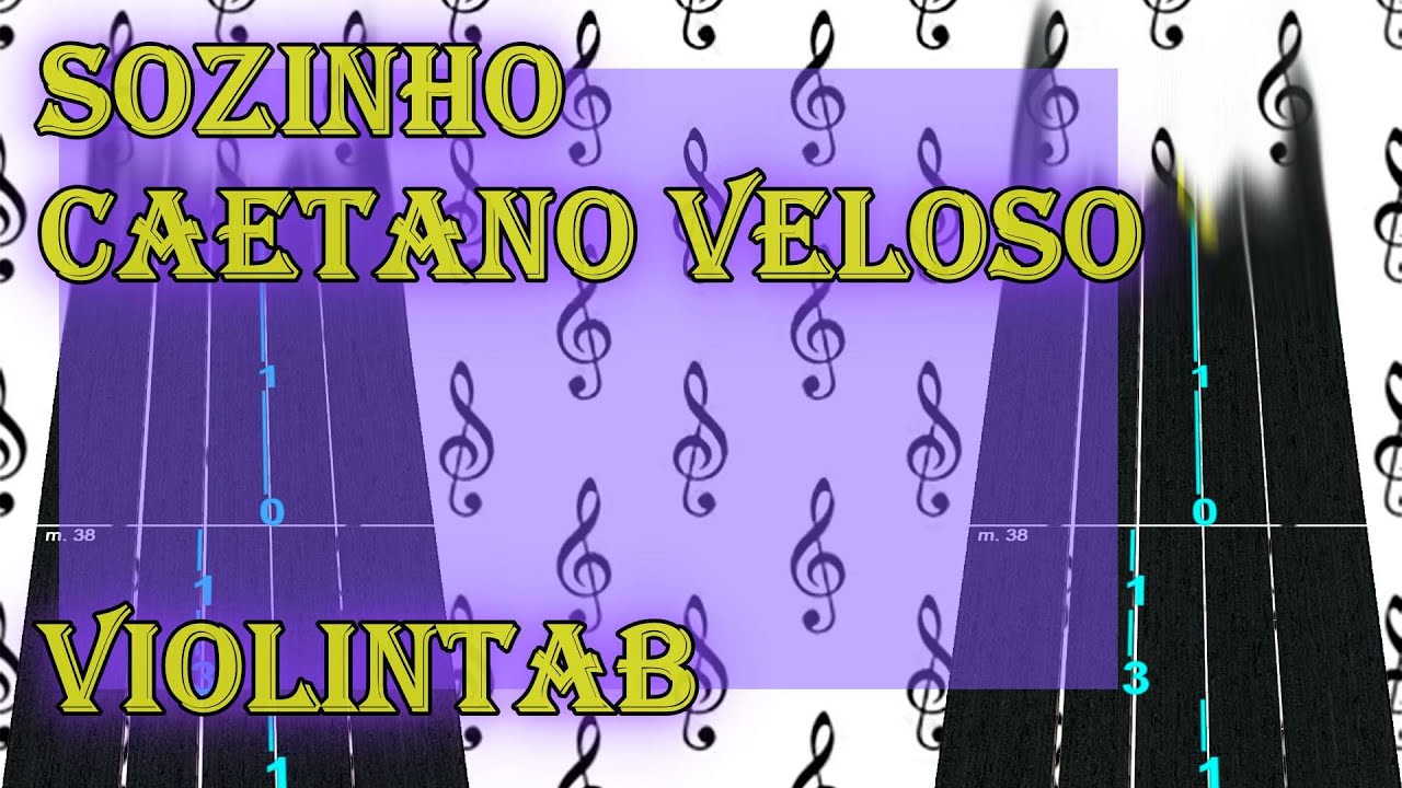 Sozinho Caetano Veloso Violin Tab Tutorial 🎻 - YouTube