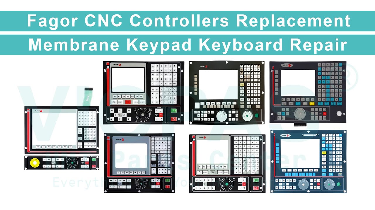 Fagor CNC Operator Panel Keypad Replacement Part - YouTube