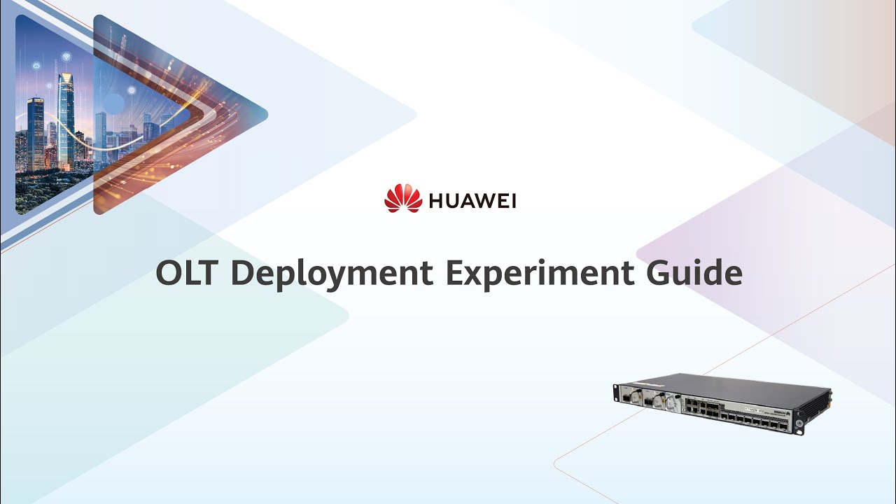 Partner Training | OLT Deployment Experiment Guide - YouTube