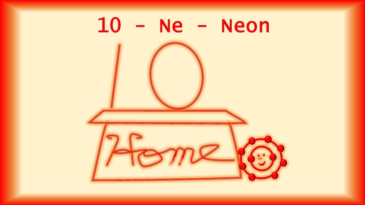 Storistir Periodic Table Element 10 - Ne - Neon - YouTube