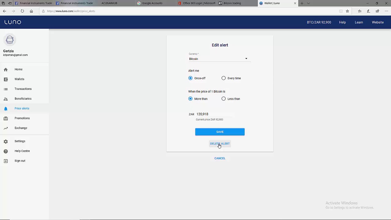 How To Use Price Alert - YouTube
