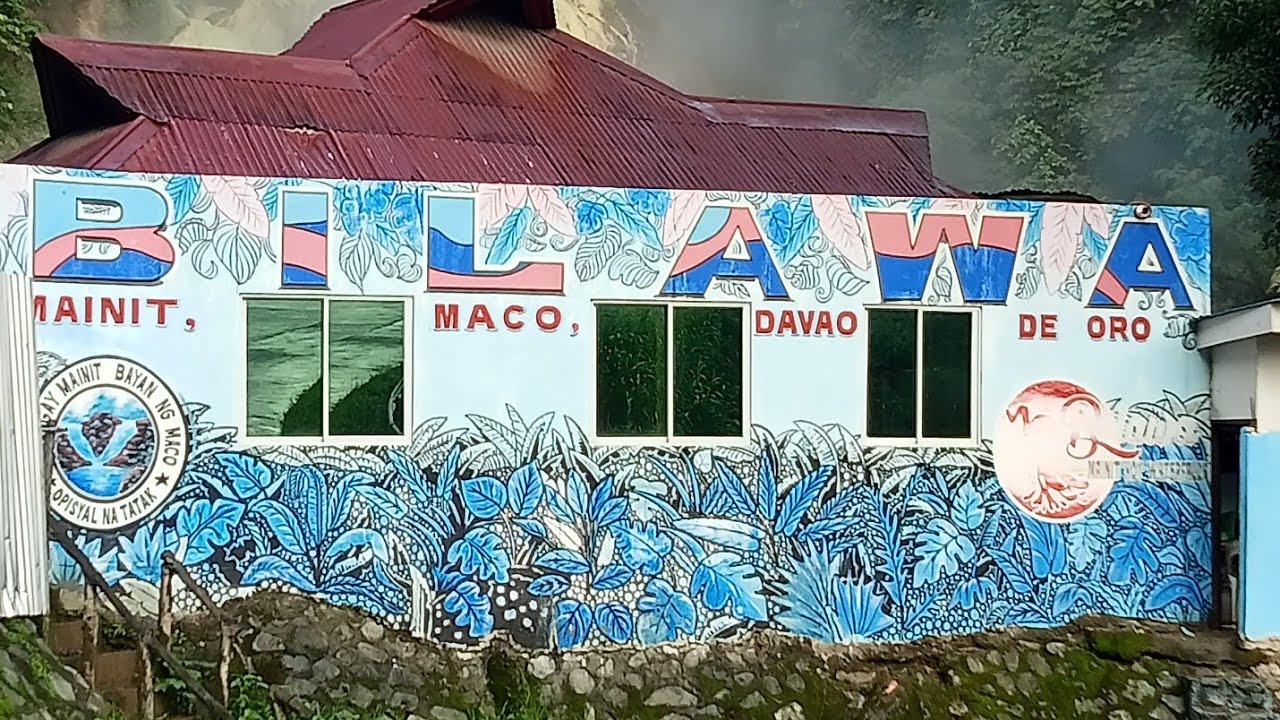 BILAWA MAINIT HOT WATERFALL, MACO, DAVAO DE ORO, PHILIPPINES - YouTube