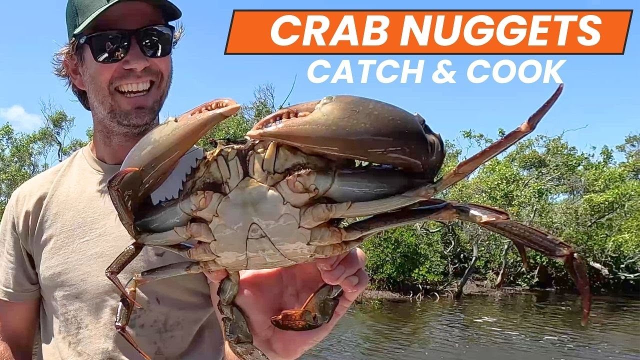 "Crab Nuggets" Is this the BEST WAY TO EAT MUDCRAB 🦀| Catch & Cook 🍽️🍻 ...