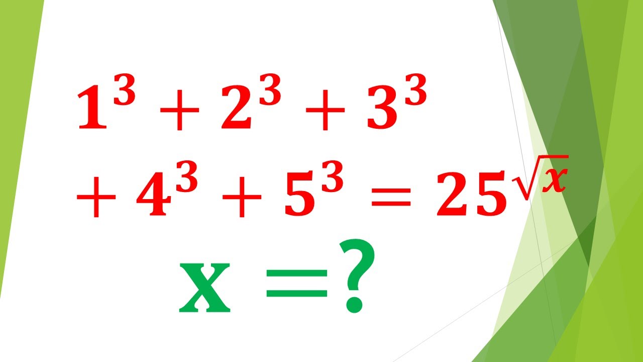 Nice Algebra Math Simplication| Find the Value of X|Math Olympiad ...
