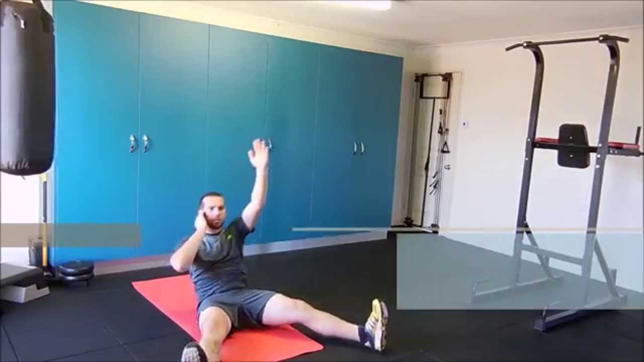 Wide Leg Sit Up Core - YouTube