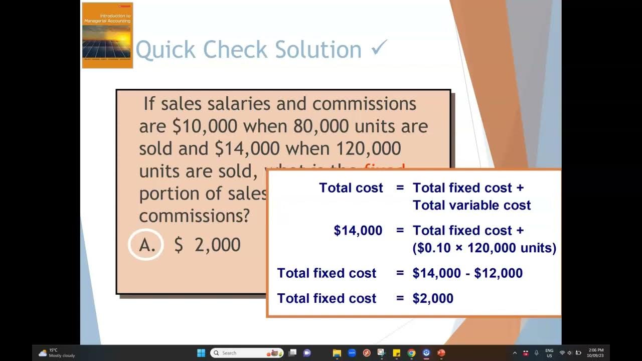 Chapter 6 - Cost Behaviour Analysis and Use - YouTube