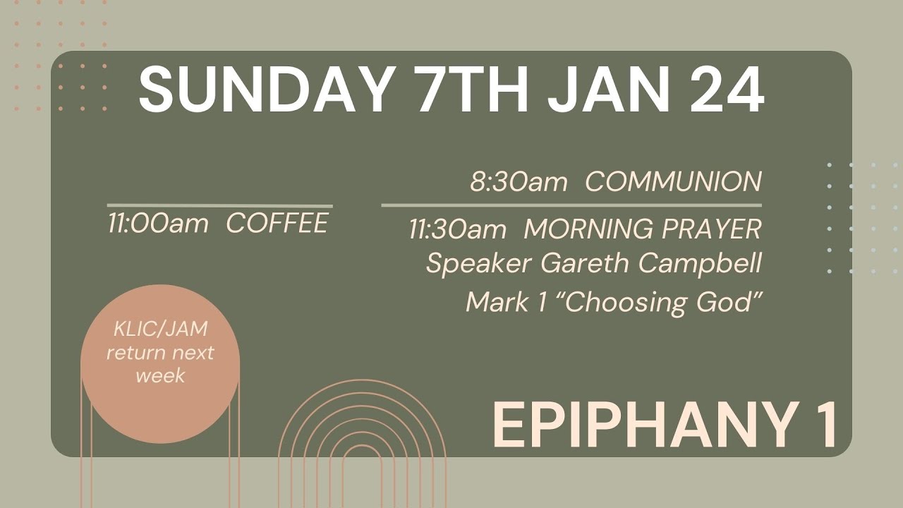 Sunday 7th Jan 11:30 - YouTube