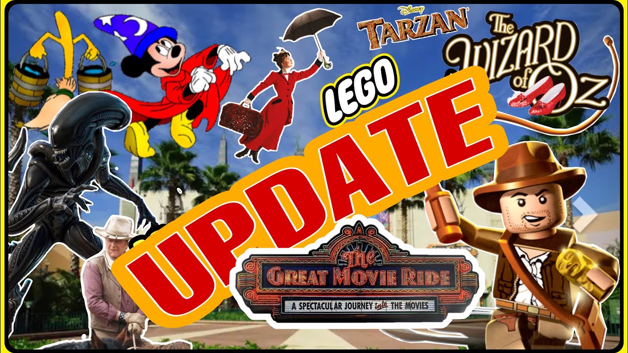 LEGO - The Great Movie Ride UPDATE - YouTube
