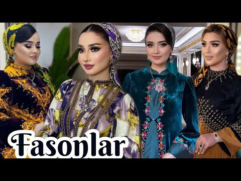 Tazeje trend turkmen moda koynek fasonlar 2024 / Women dresses / taze ...
