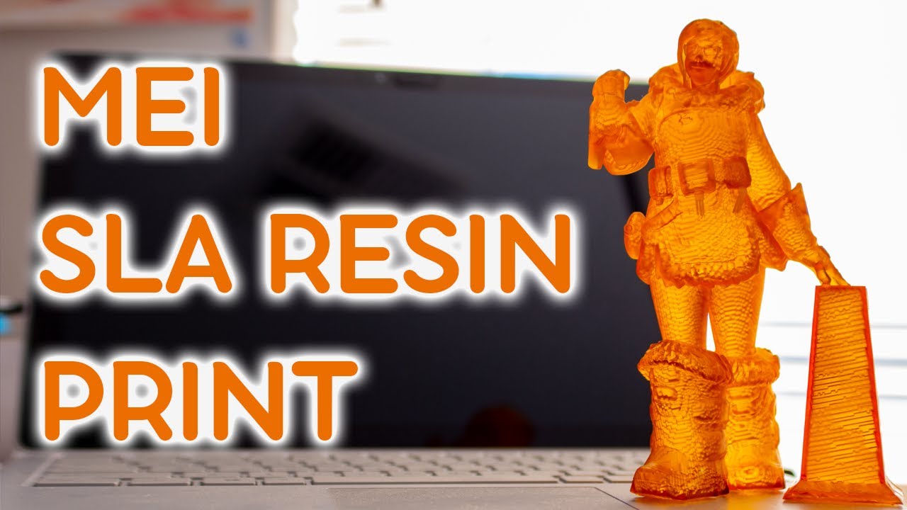 MEI Overwatch SLA Resin Print "Full Size Figure" - YouTube
