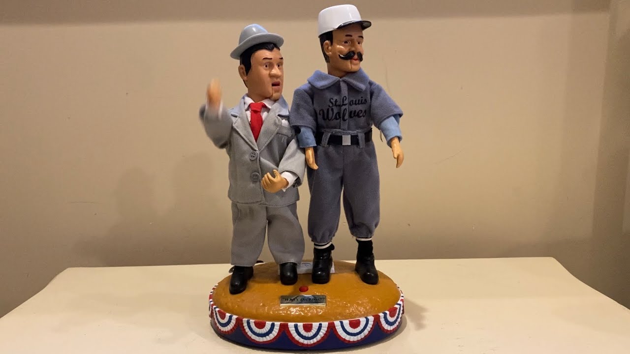 Gemmy 2002 Pop Culture Series Abbott & Costello Animated Figures - “Who ...