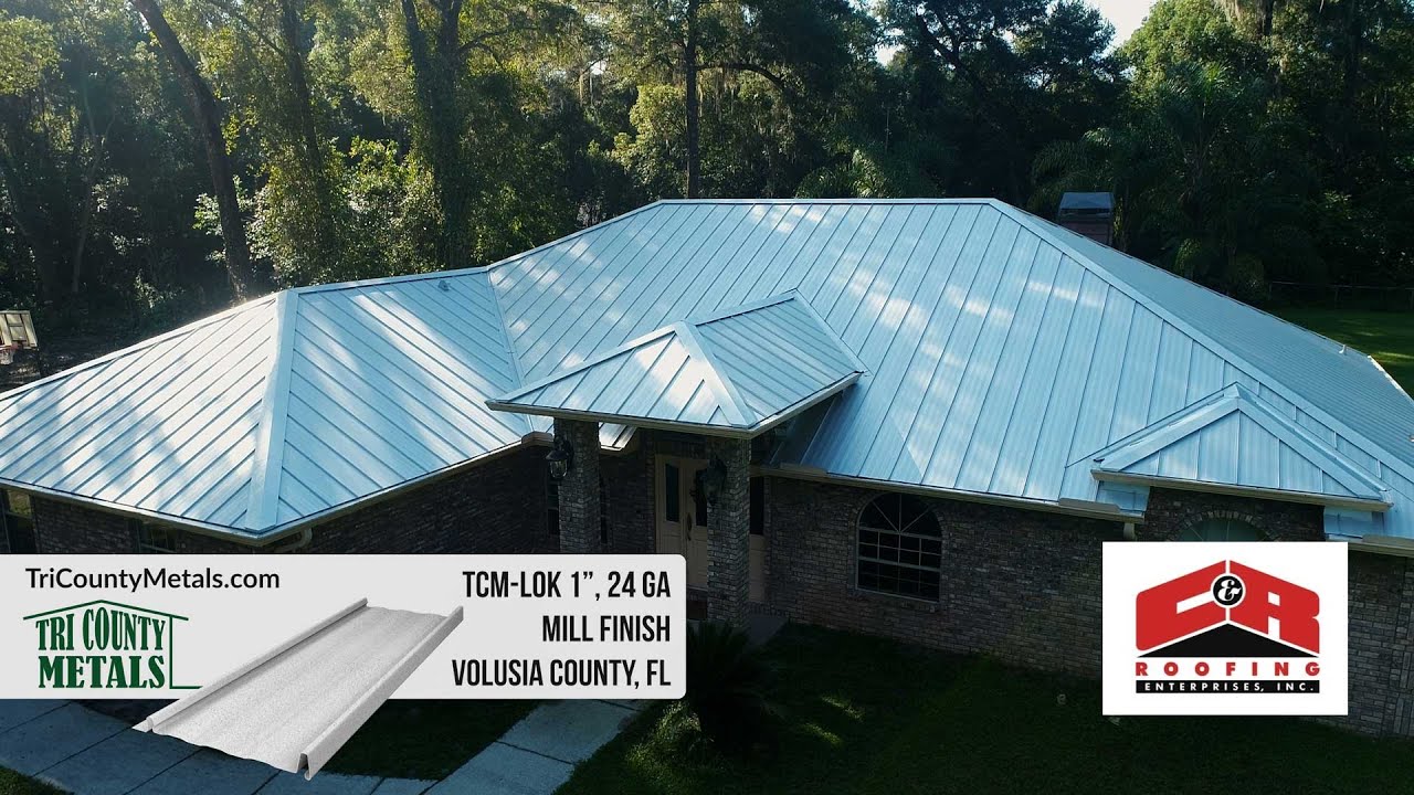 Tri County Metals' TCM-LOK 1" with striations in mill finish - YouTube