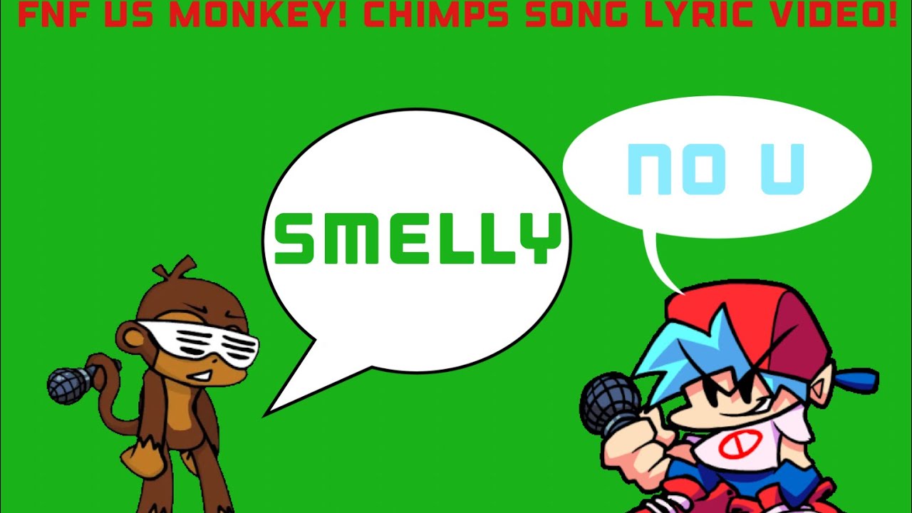 Fnf Vs Monkey! Chimps song lyric video! (50 sub special) - YouTube