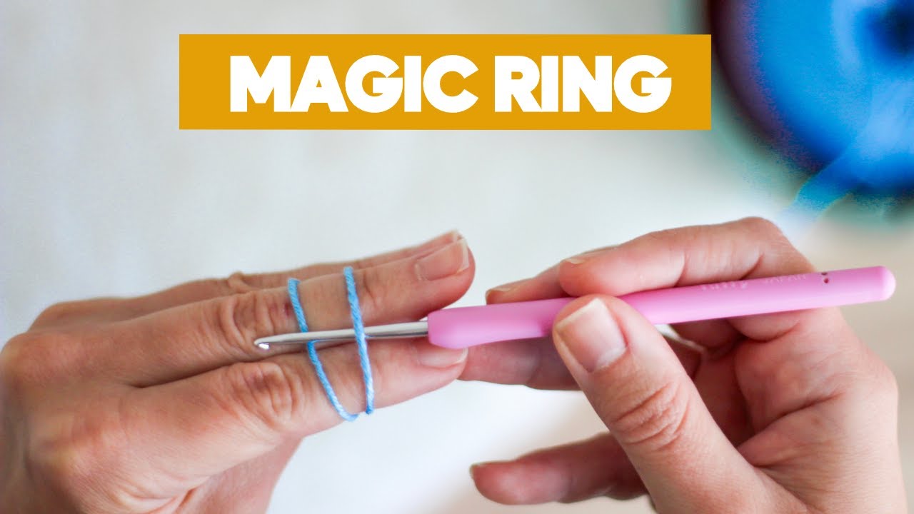How to crochet - The MAGIC RING ( or MAGIC CIRCLE) | Easy tutorial for ...