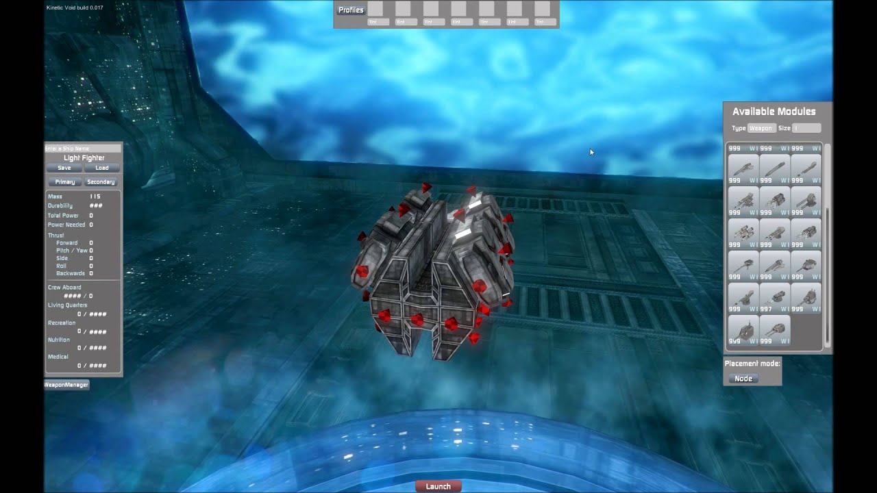Kinetic Void: Alpha Gameplay Ship Design and Flight - YouTube