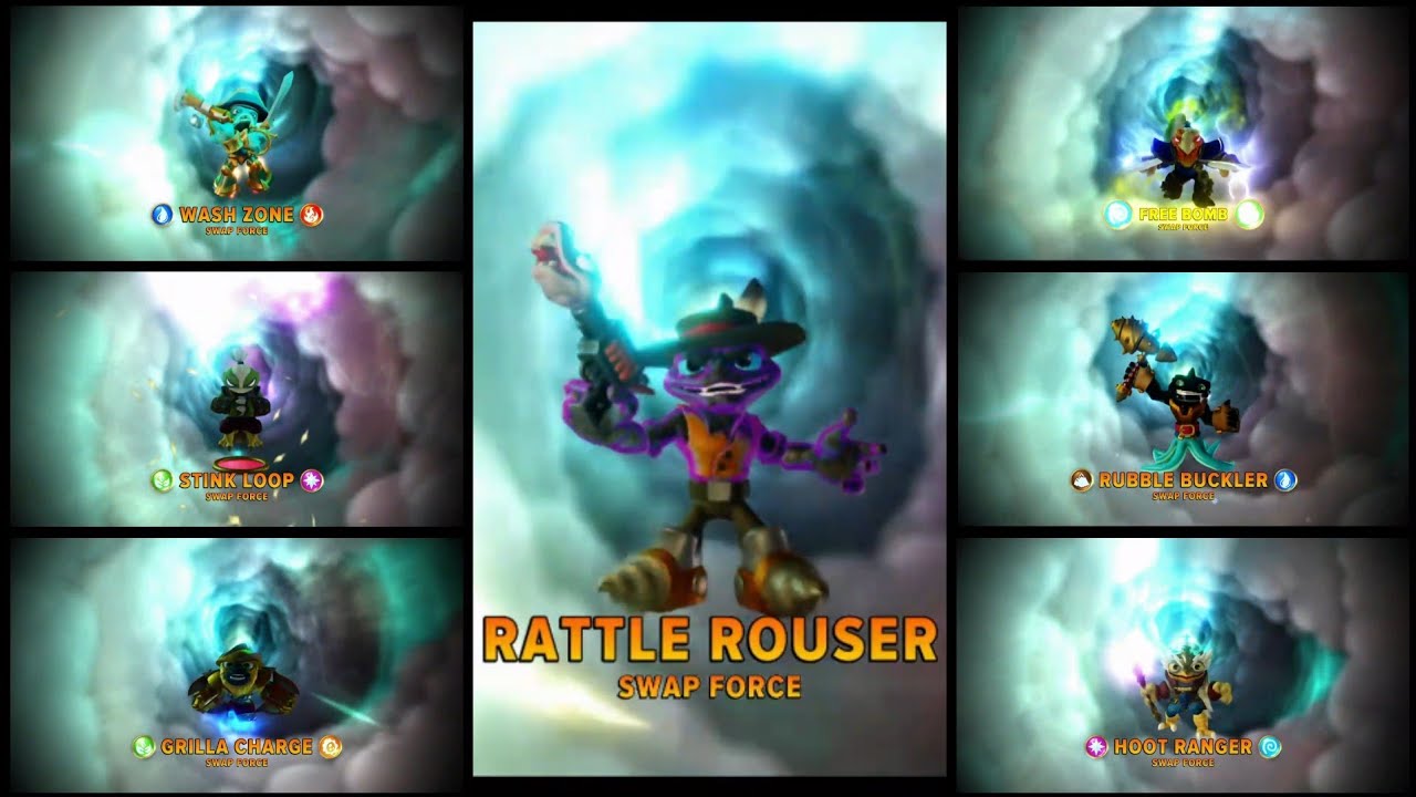Skylanders Imaginators Lair of Kaos favorite swap-force combos - YouTube
