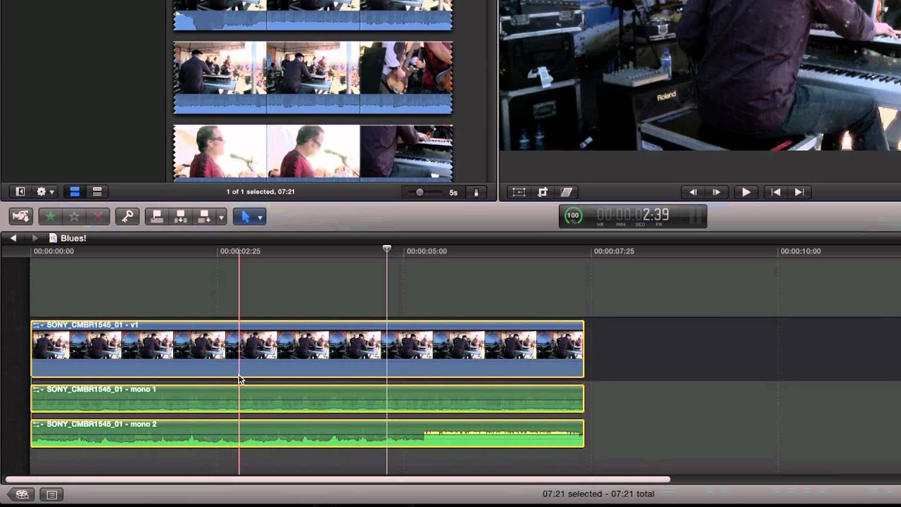 ACADEMY : Dual track Audio Editing in Final Cut Pro X - YouTube
