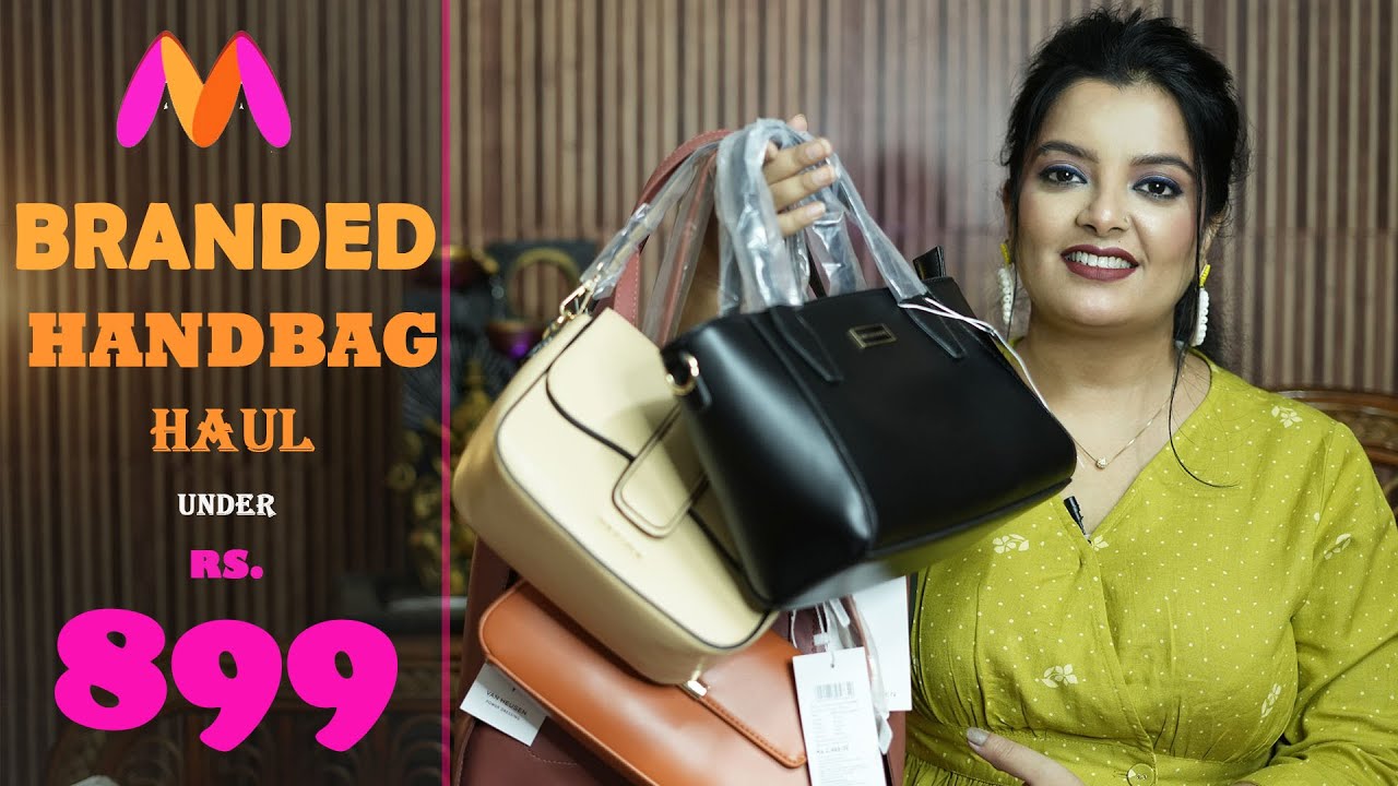 *Branded* Myntra Clasy & Stylish Handbags Haul | 70% off Must Buy ...