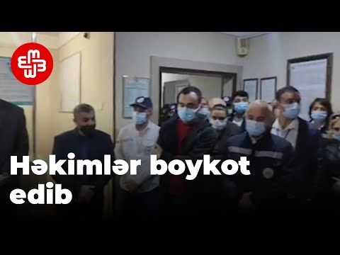 Təcili yardımın həkimləri etiraz edib, işi bir neçə saat dayandırıb