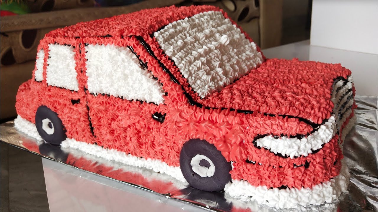 How to make car cake - YouTube