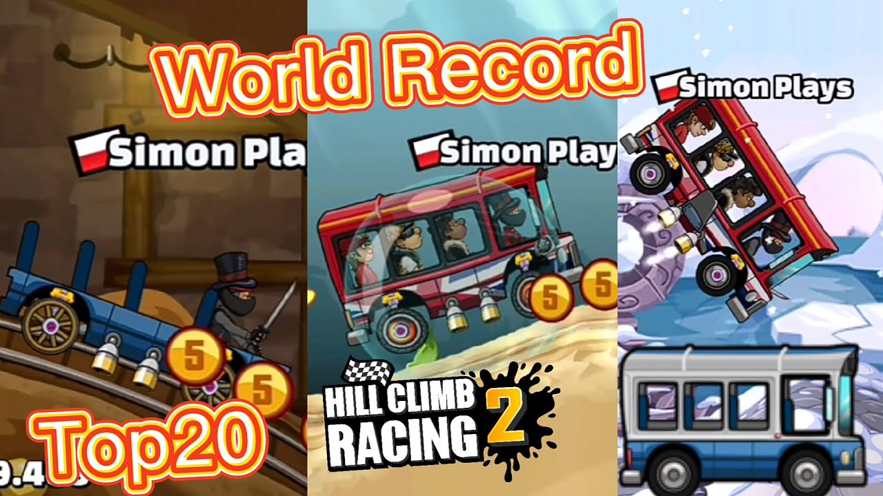Top 20 World Records with Bus – Hill Climb Racing 2 | Hcr2 | Games ...