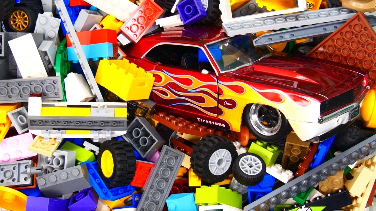 Satisfying Building Blocks Vehicle ASMR Racing cars - YouTube