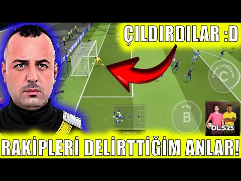 DLS 25 DE RAKİPLERİ DELİRTTİM - HEPSİ ÇILDIRDI :) ! -  DREAM LEAGUE SOCCER 2025