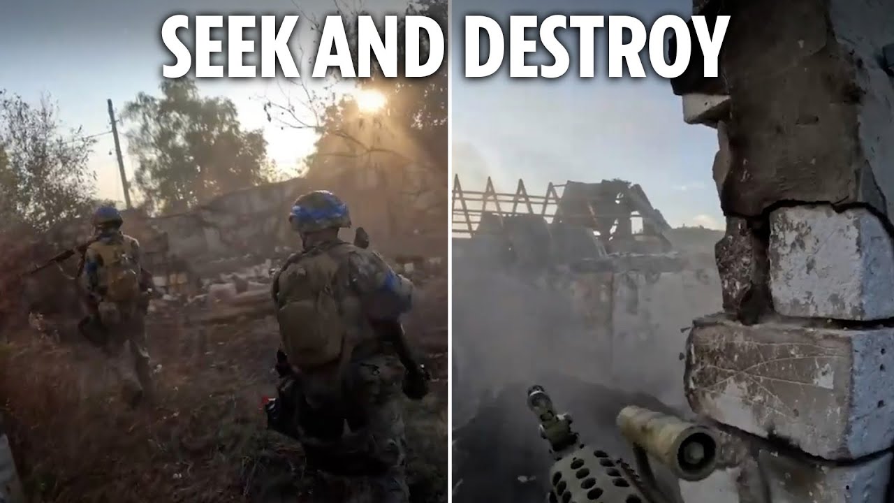 Ukrainian troops in brutal close-quarter gun battles with Russians as ...