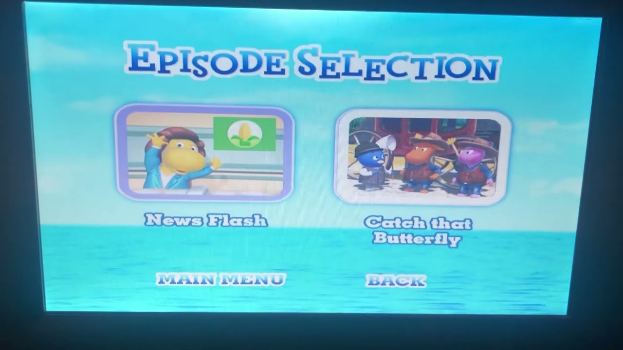 The Backyardigans Into The Deep 2007 DVD Menu Walkthrough - YouTube