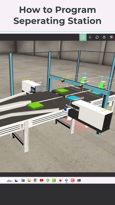 Programming Seperating Station by Codesys and Simulating in Factory IO #shorts - YouTube