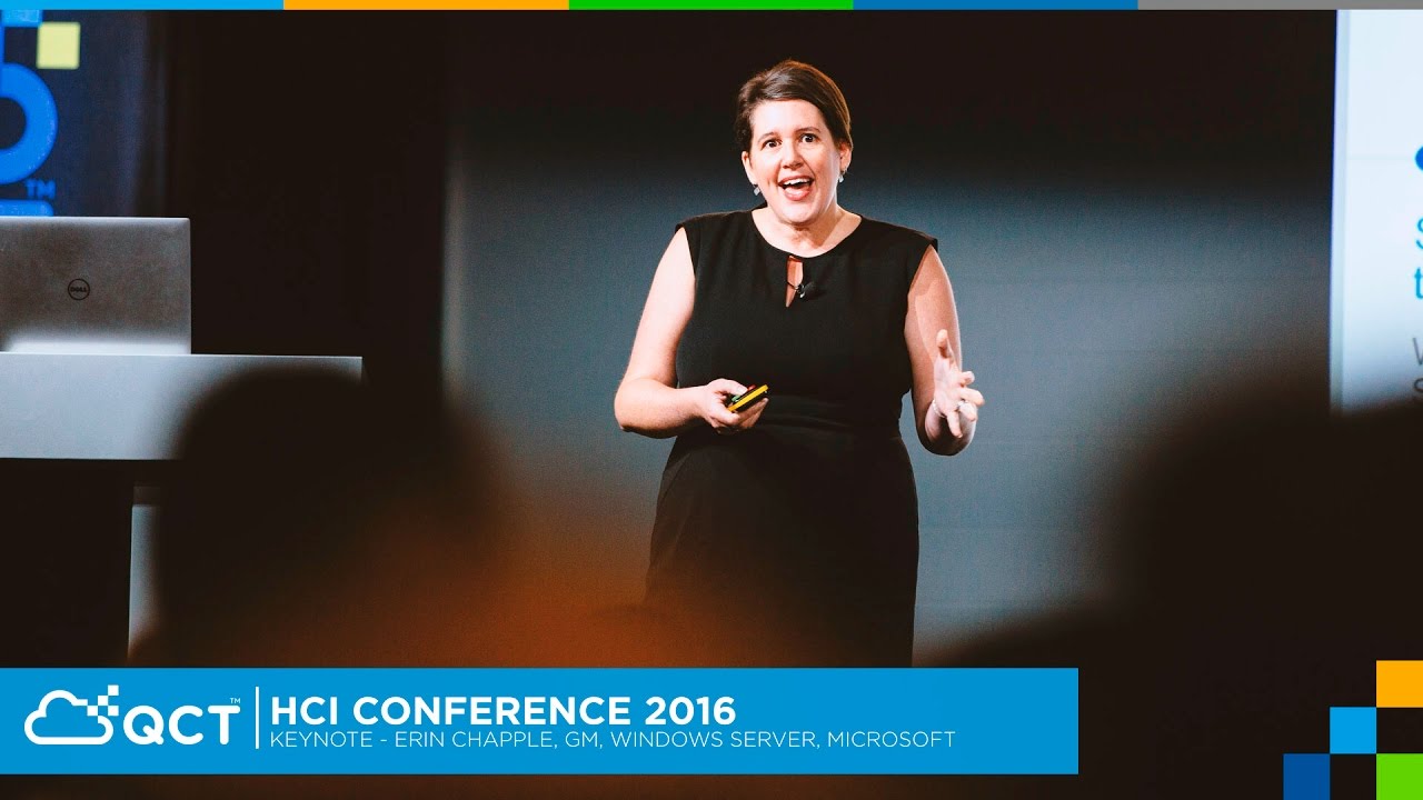 HCI Conference 2016 - Keynotes - Erin Chapple, GM, Windows Server ...