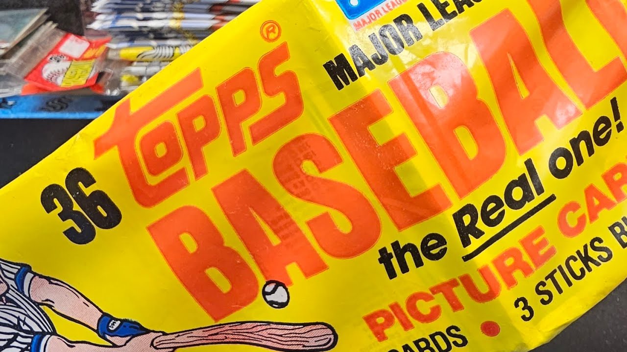 Unboxing A Rare 1982 Topps Baseball Card Pack! What Treasures Will We