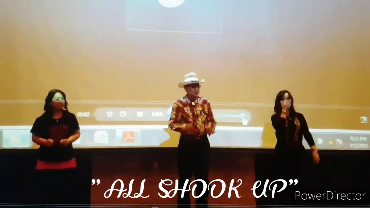 ALL SHOOK UP LINE DANCE COUNTRY - YouTube