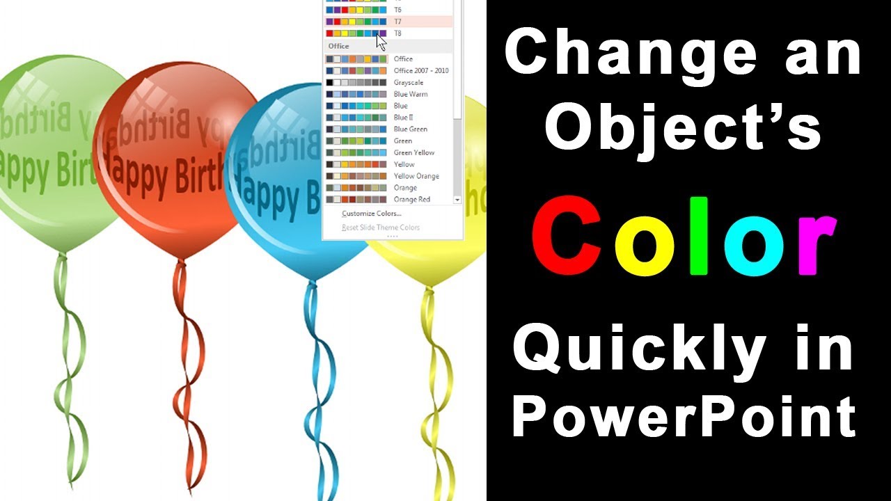 Change An Object s Color Quickly By Changing The PowerPoint Theme YouTube change-an-object-s-color-quickly-by-changing-the-powerpoint-theme-youtube
