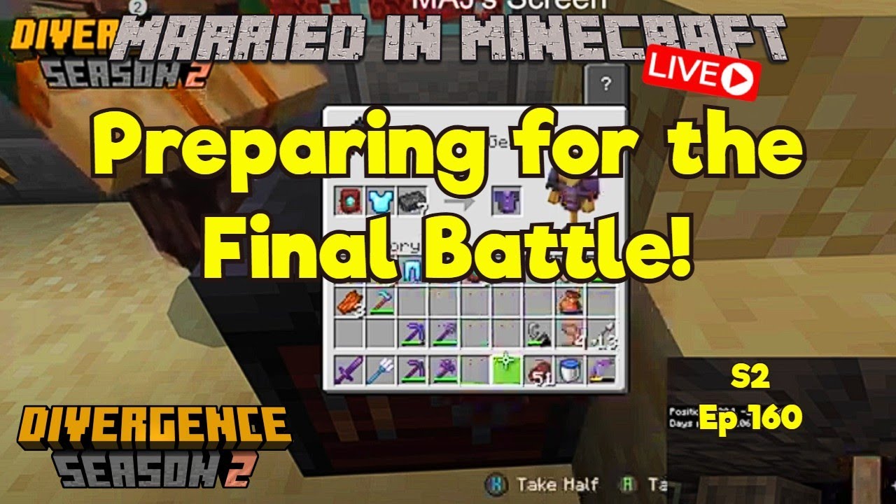 Preparing for the final Battle! Season 2, Episode 160 #DivergenceSMP # ...