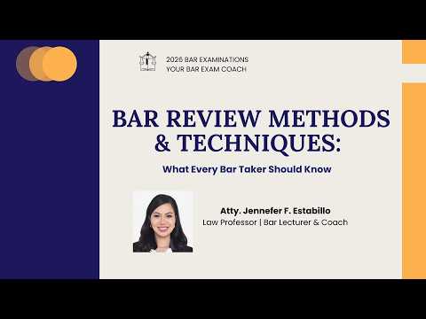 Part 1 | 2026 Bar Exam Coaching | Contemporary Issues and Technology-Related Legal Matters