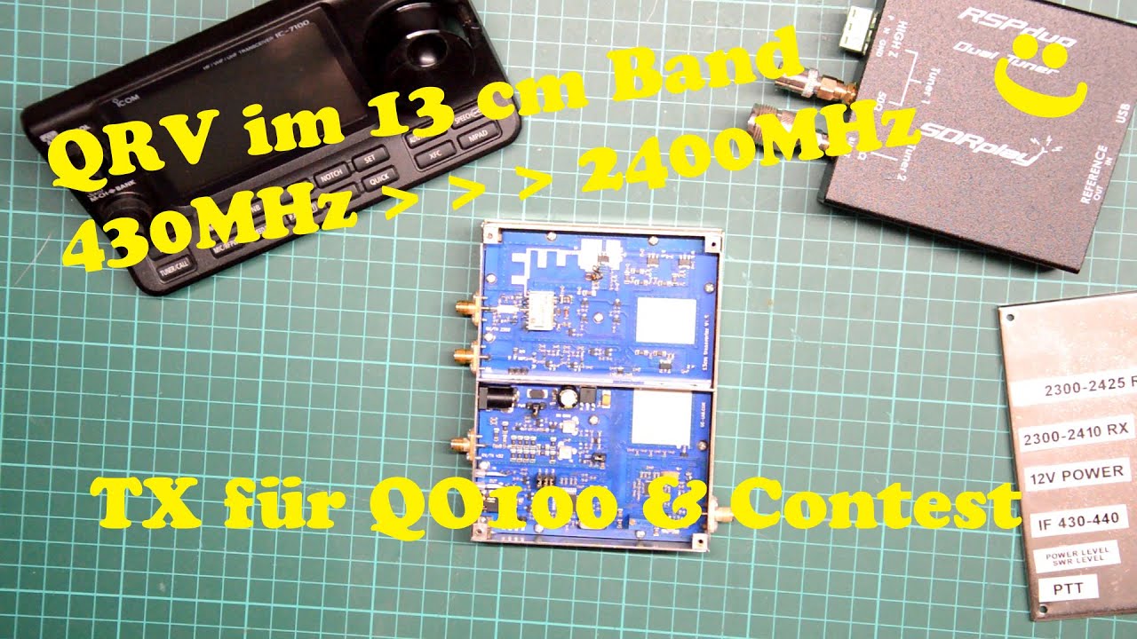 QRV im 13cm Band - SG Lab Transverter 430MHz to 2400MHz - Contest und ...