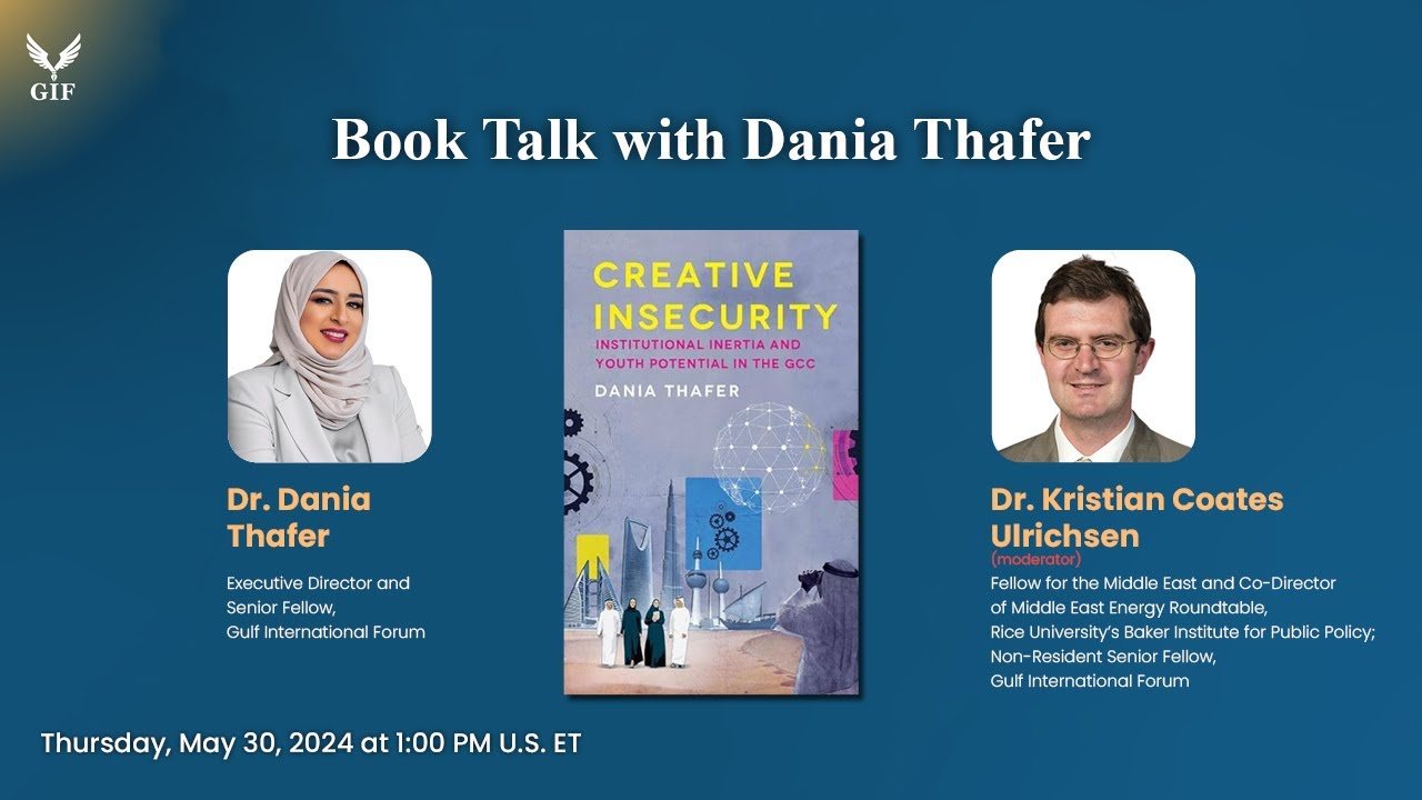 Book Talk "Creative Insecurity: Institutional Inertia and Youth ...