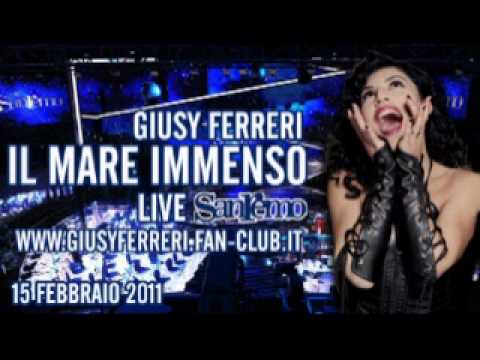 IL MARE IMMENSO -GIUSY FERRERI- SANREMO - YouTube