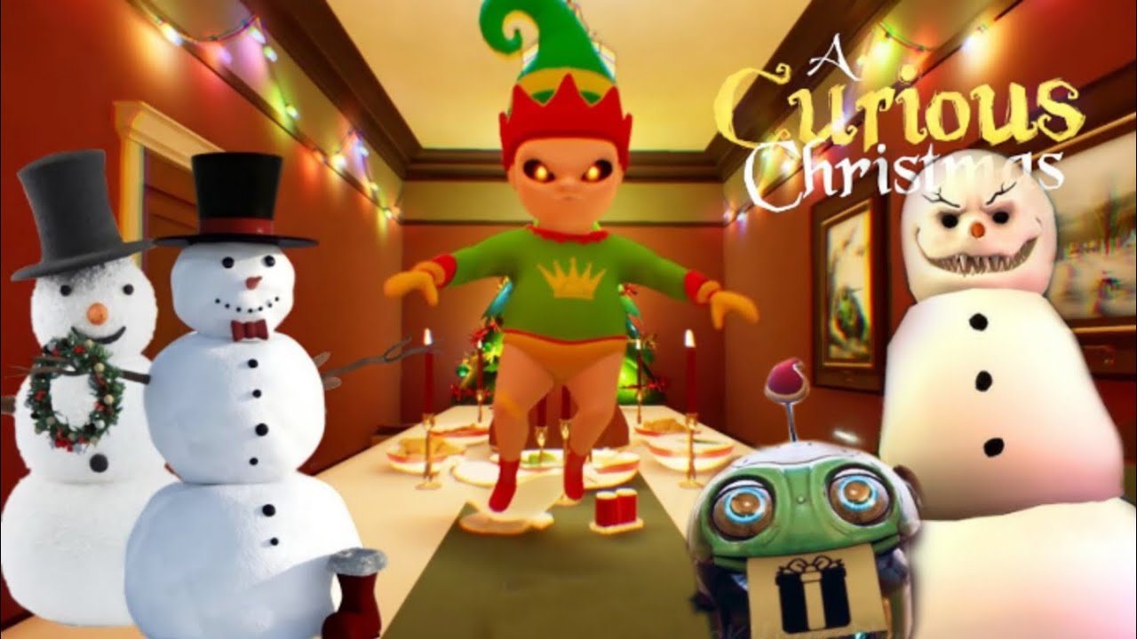 ANGRY 😡 NEWT SNOWMAN GIFT 🎁 UNBOXING !! Babysitter ( A CURIOUS ...