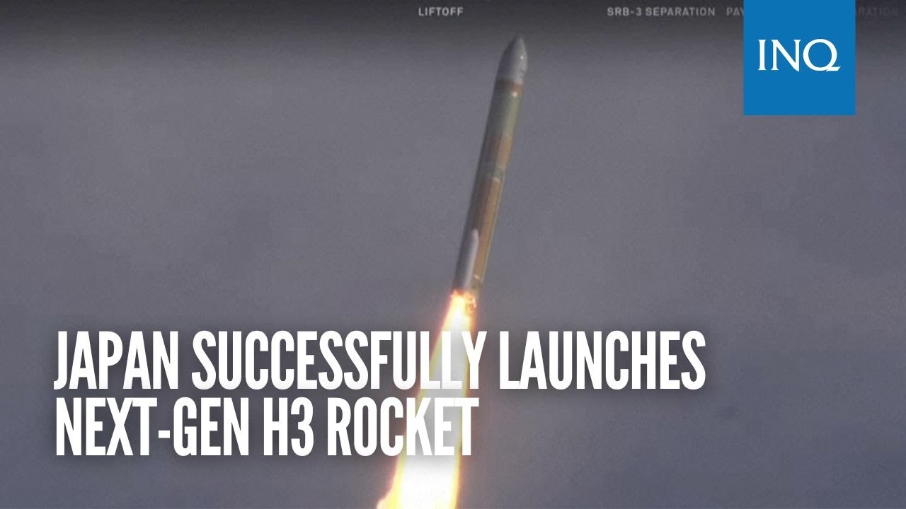 Japan successfully launches next-gen H3 rocket - YouTube