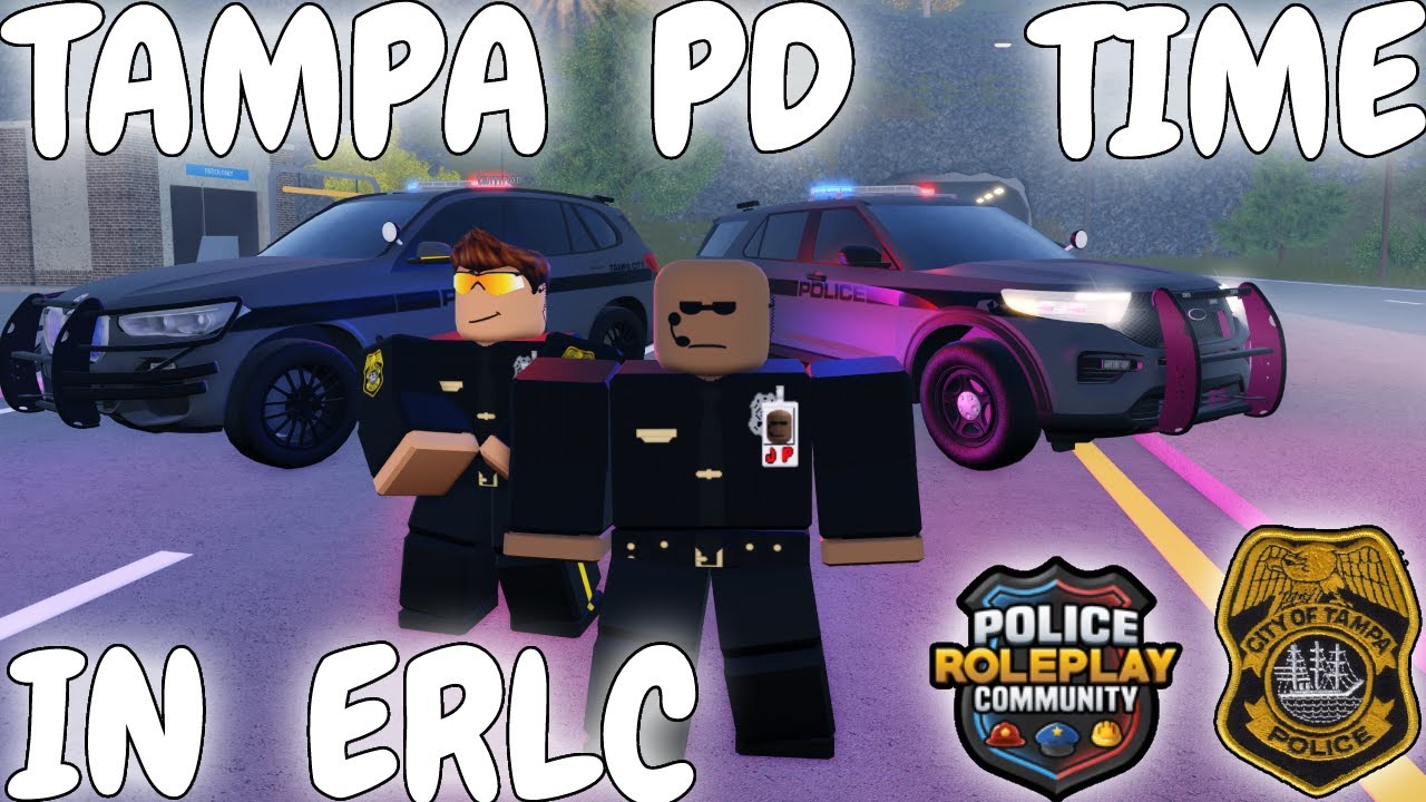 FIRST TIME BEING TAMPA PD!! Roblox ERLC Tampa City - YouTube
