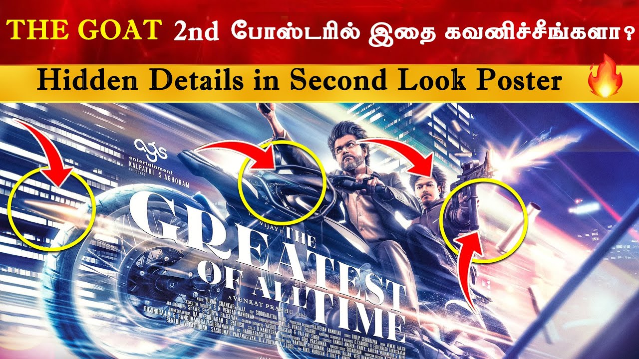 Hidden Details in THE GOAT Second Look | Thalapathy68 | Vijay | The ...