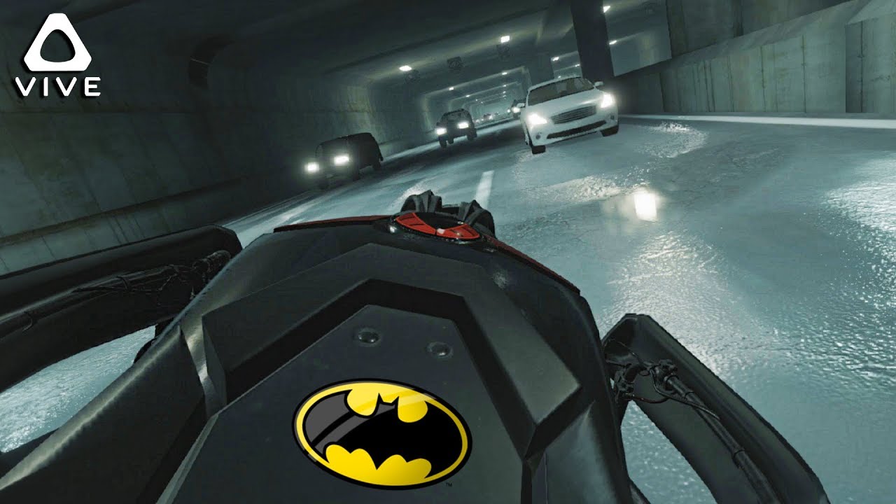 BATMAN'S MOTORCYCLE IN VR • SUMMER FUNLAND - HTC VIVE GAMEPLAY - YouTube