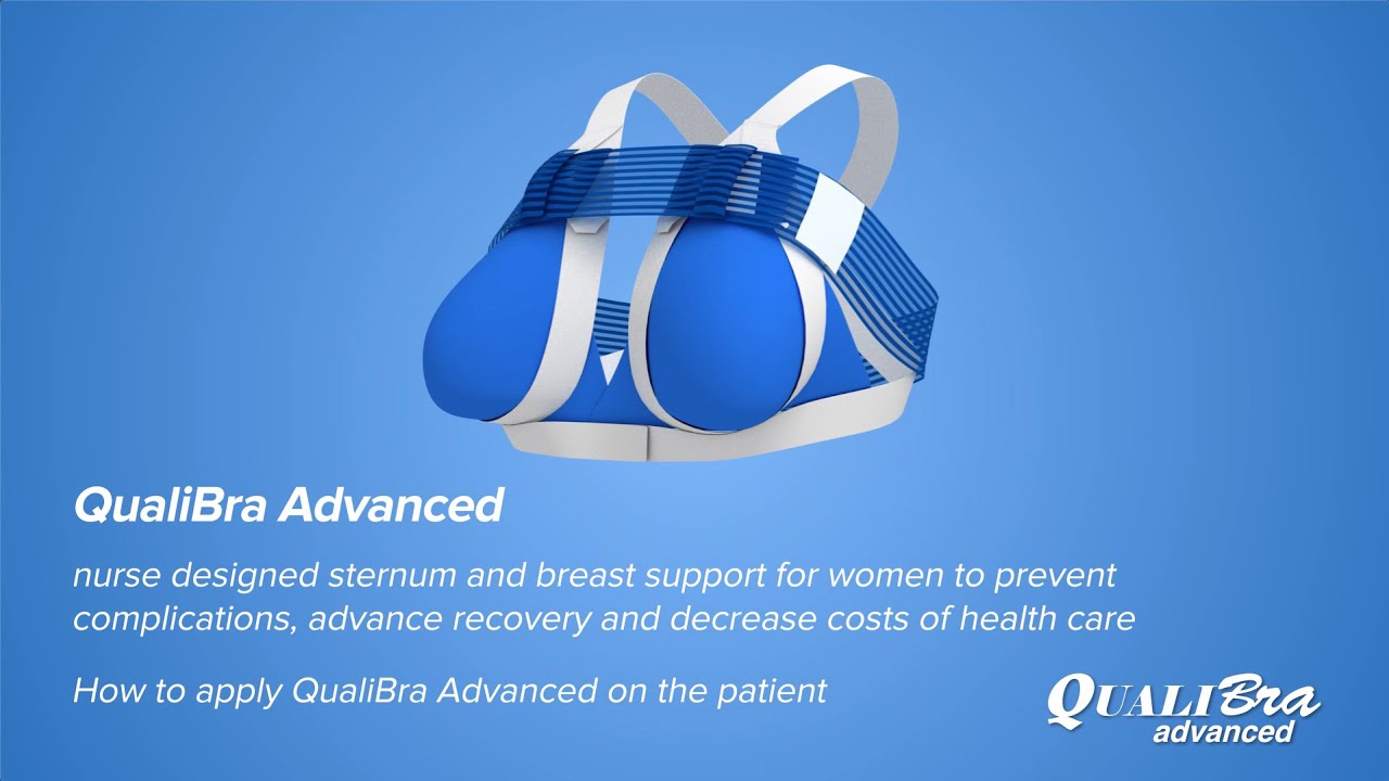 QualiBra Advanced - Breast and Sternum support for after Heart surgery ...