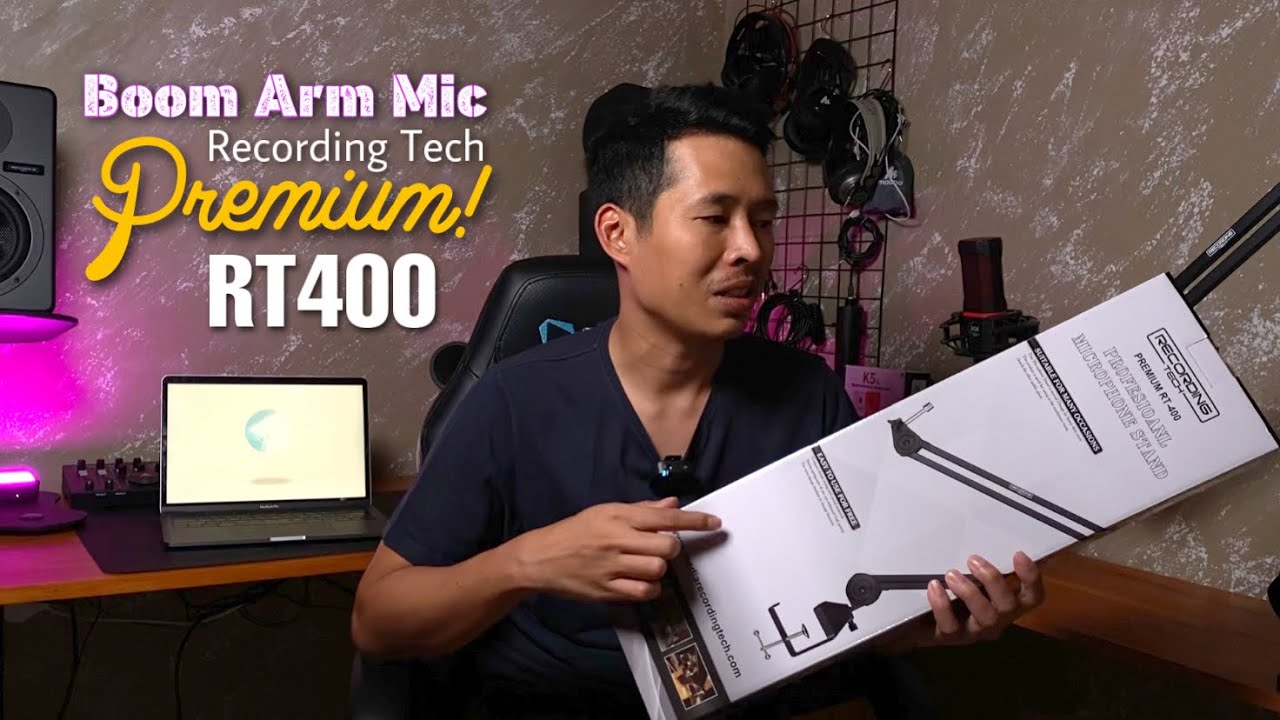 Boom Arm Microphone Recording Tech RT 400 - KUALITAS PREMIUM HARGA ...
