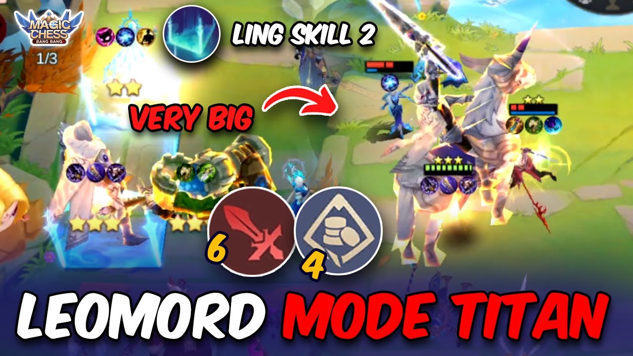 LING SKILL 2 | LEOMORD TITAN MODE | 6 WEAPON MASTER 4 NORTHEN | NEW ...