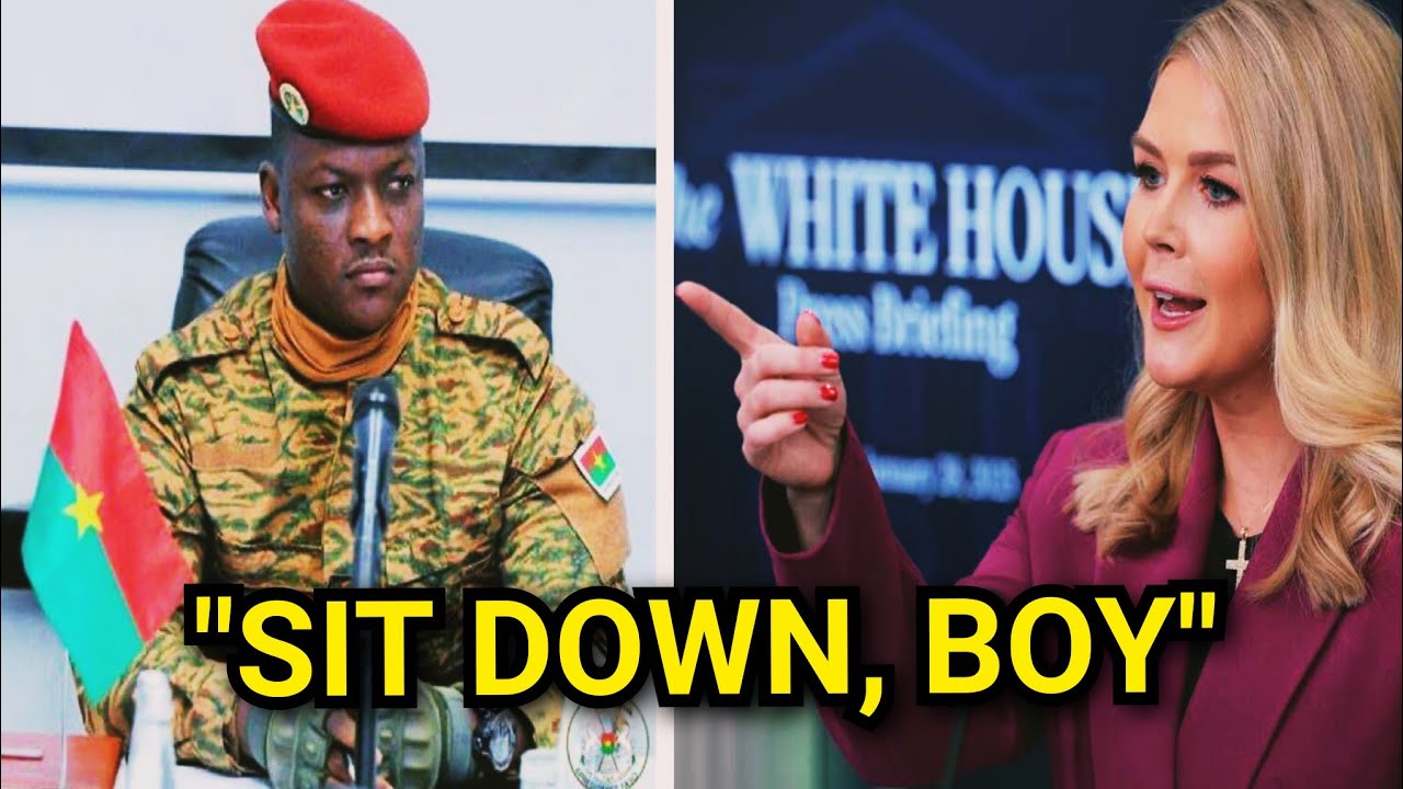 Karoline Leavitt INSULTS Ibrahim Traoré "Sit Down, Boy" - But His Response Shocks All of America ...