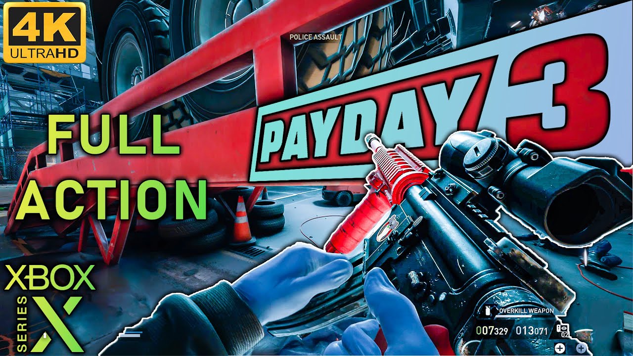 PAYDAY 3 - AMATEUR ROBBER - FULL ACTION - XBOX SERIES X - 4K UHD - YouTube