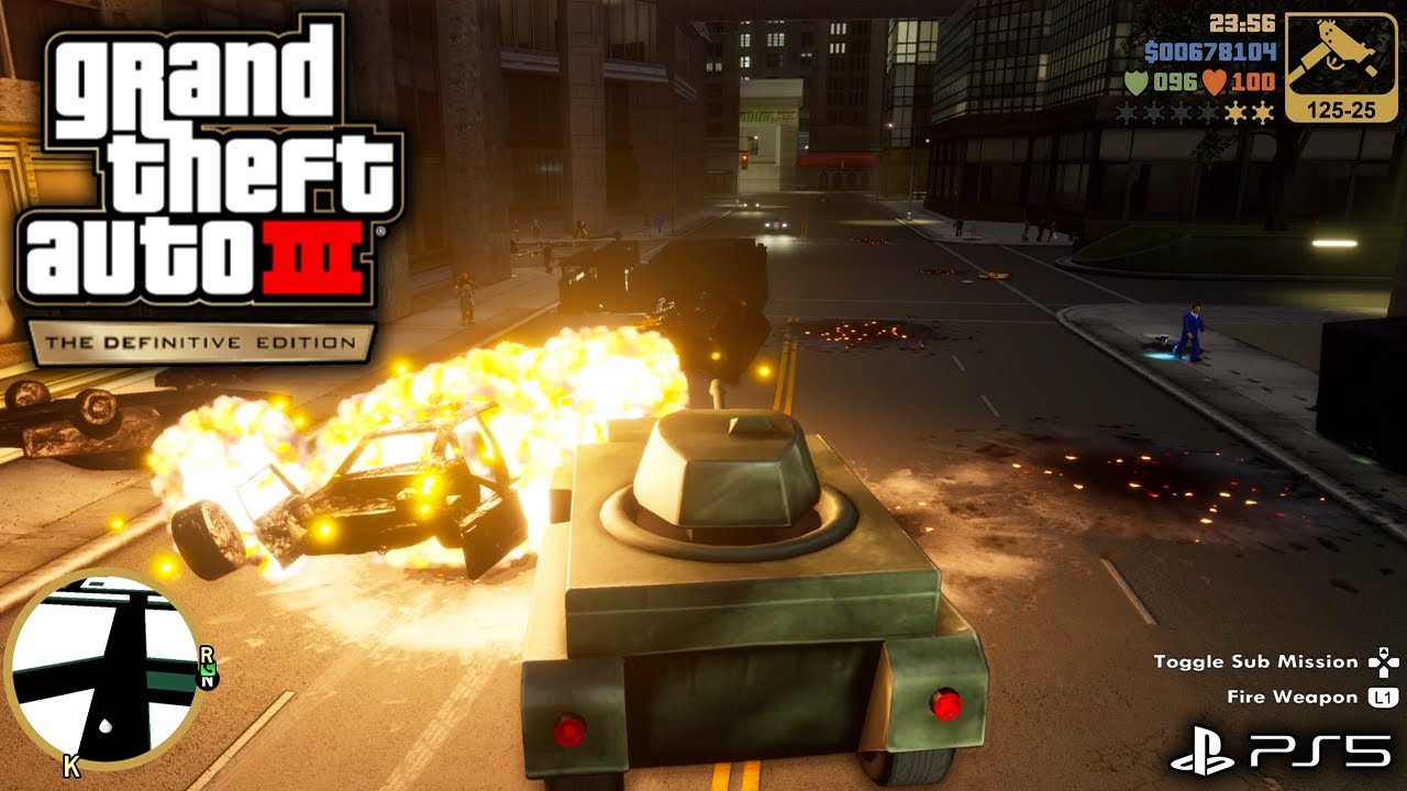 GTA 3 Definitive Edition Part 6 The Rhino Tank - YouTube